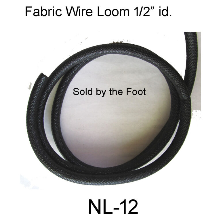 1/2″id. Fabric Wire Loom. NL-12 - Bob's Automobilia