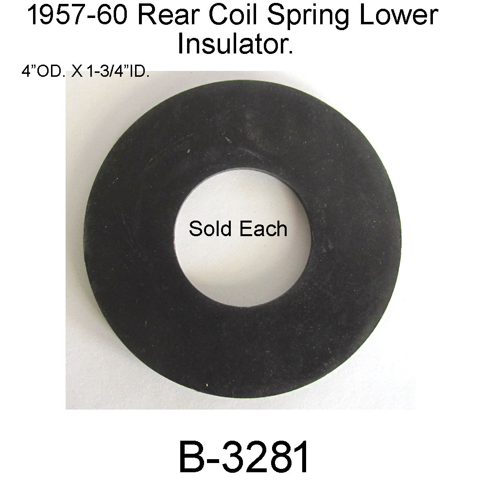 1957-60 Lower Rear Coil Spring Insulator. B-3281 - Bob's Automobilia