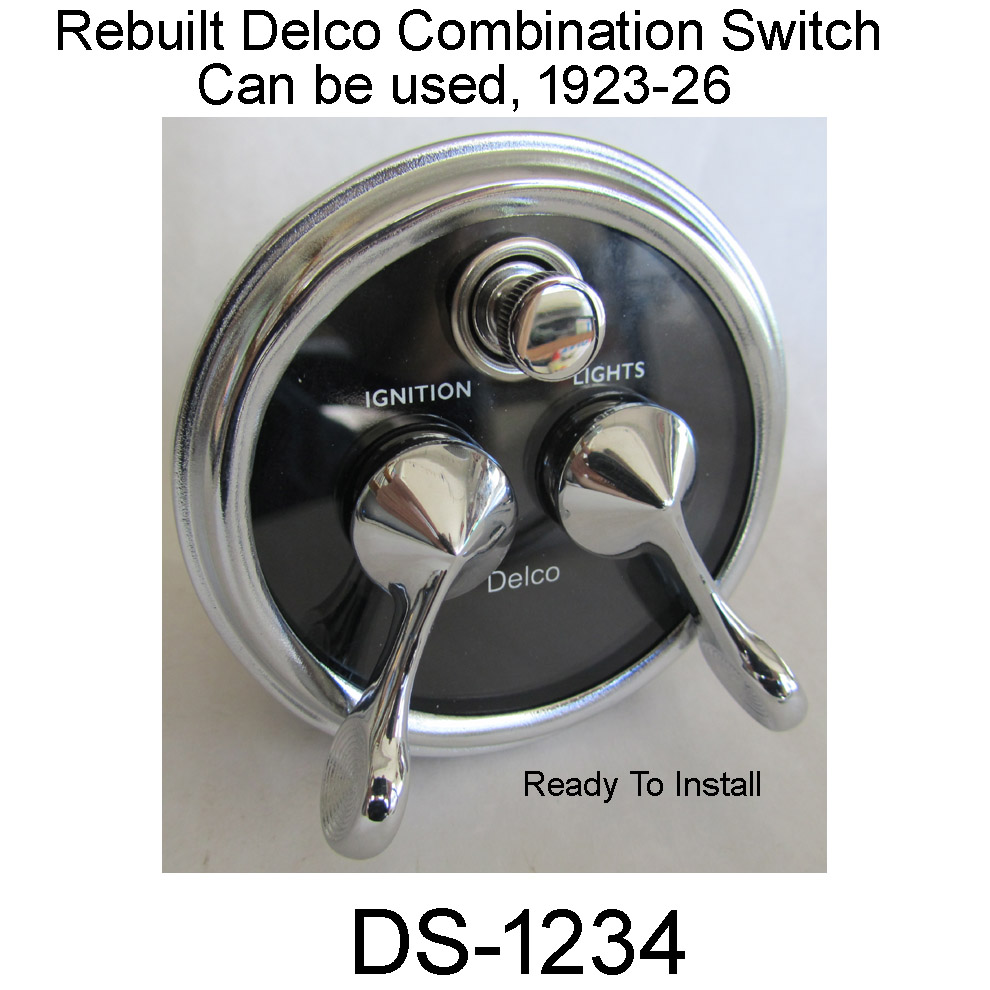 1923-1926 BUICK Rebuilt Delco Combination Switch. DS-1234 - Bob's ...
