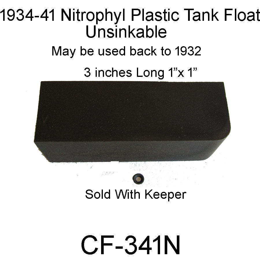 1934-41 Plastic Type Tank Float. CF-341N - Bob's Automobilia
